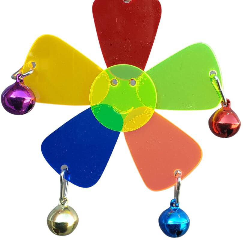 Acrylic Happy Flower – Queenslander Aviaries