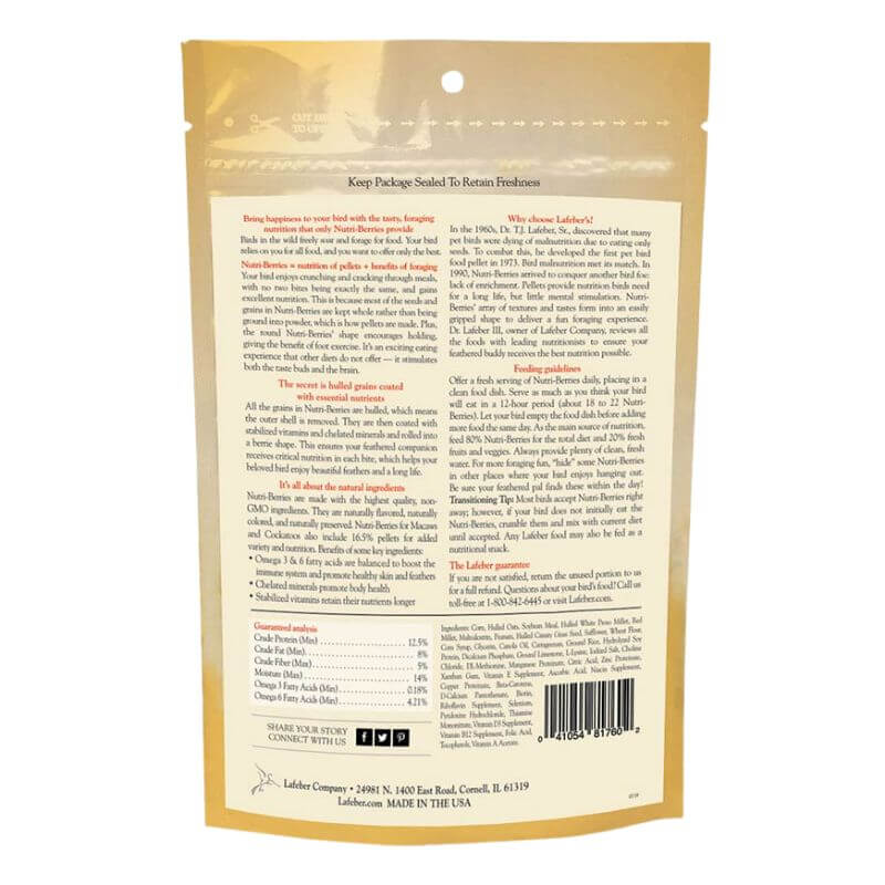 Lafeber Bird Food – Queenslander Aviaries