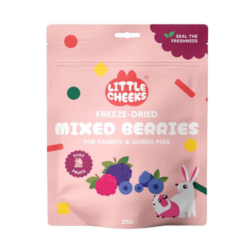 Little Cheeks Freeze Dried Mixed Berries 25g – Queenslander Aviaries