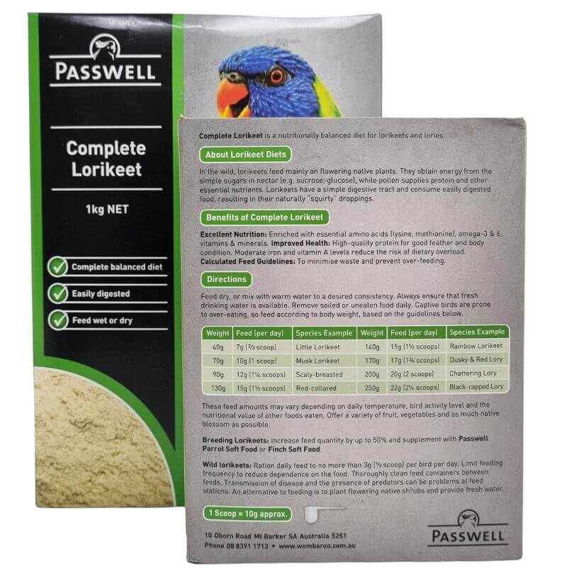 Lorikeet Food – Queenslander Aviaries