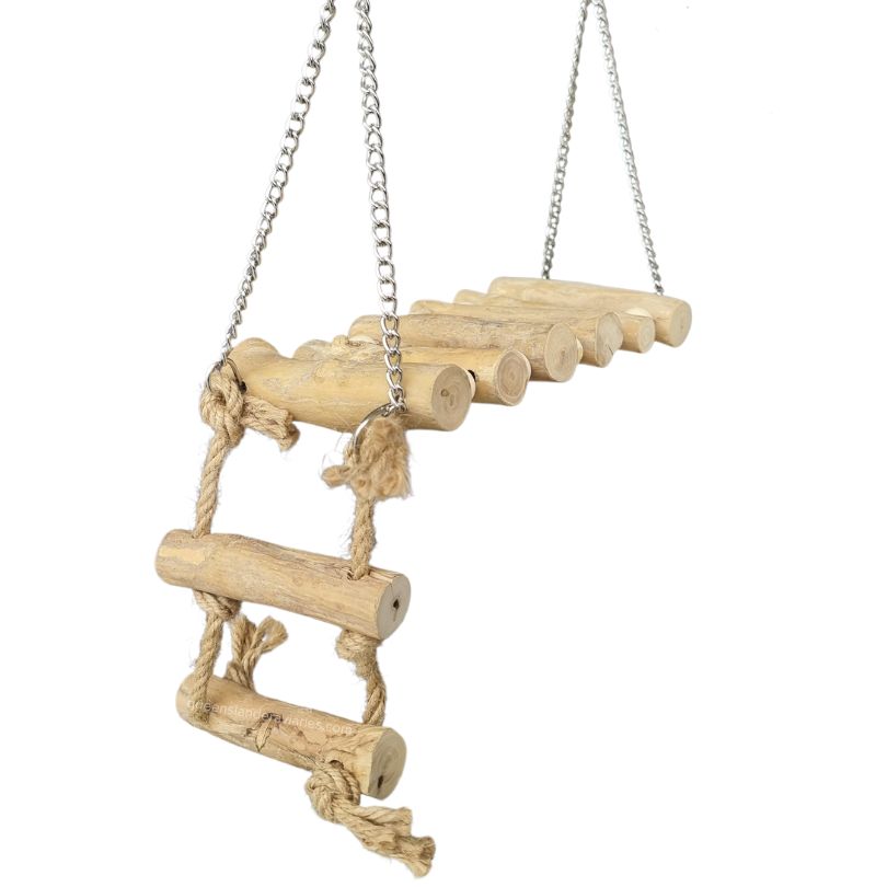 Bird Naturals Lazy Ladder Swing – Queenslander Aviaries